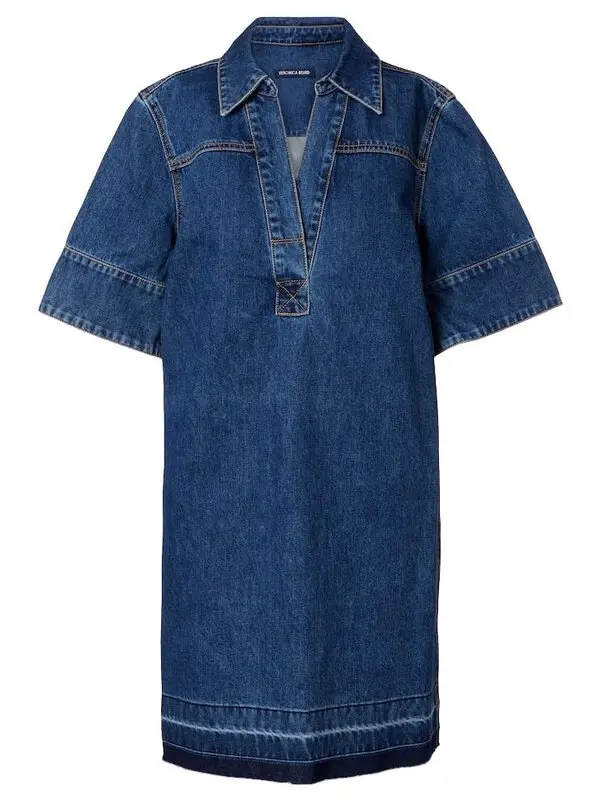 Veronica Beard Denim Shirt Dress - Blue