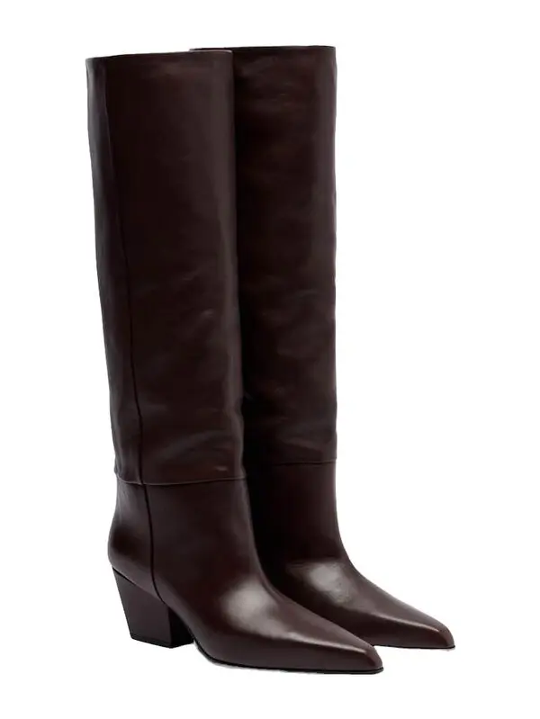 Paris Texas Jane 60 Leather Knee-high Boots - Brown