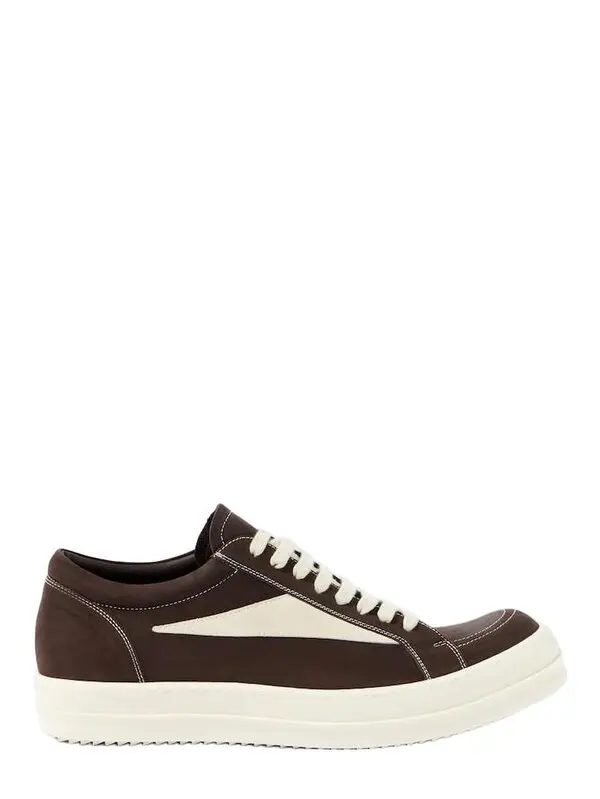 Rick Owens Vintage Suede Sneakers - Brown