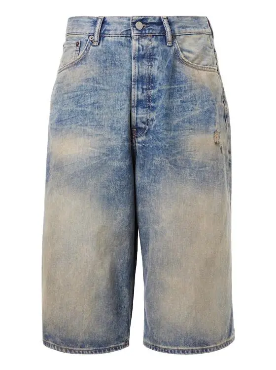 Acne Studios Low-rise Denim Shorts - Blue
