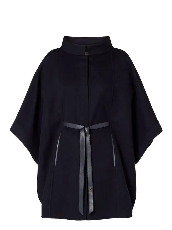 Loro Piana Salzburg Cashmere Cape - Blue
