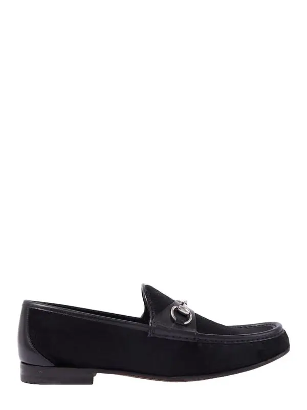 Gucci Horsebit Calf Hair Loafers - Black