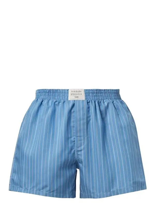 Acne Studios Striped Shorts - Blue