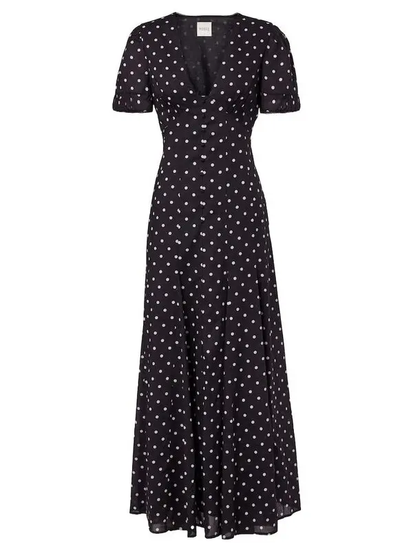 Posse Paloma Polka-dot Maxi Dress - Multicoloured