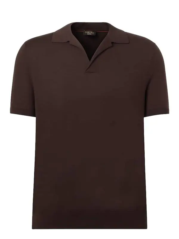 Loro Piana Cotton Polo Shirt - Brown