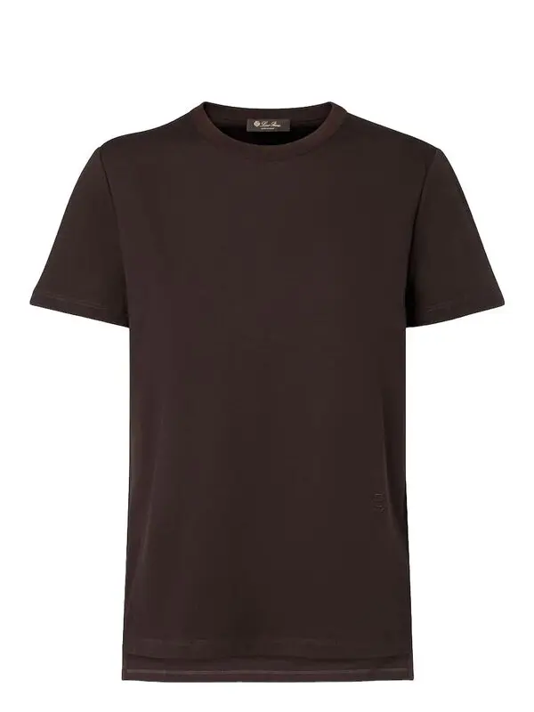 Loro Piana My-t Cotton Jersey T-shirt - Brown