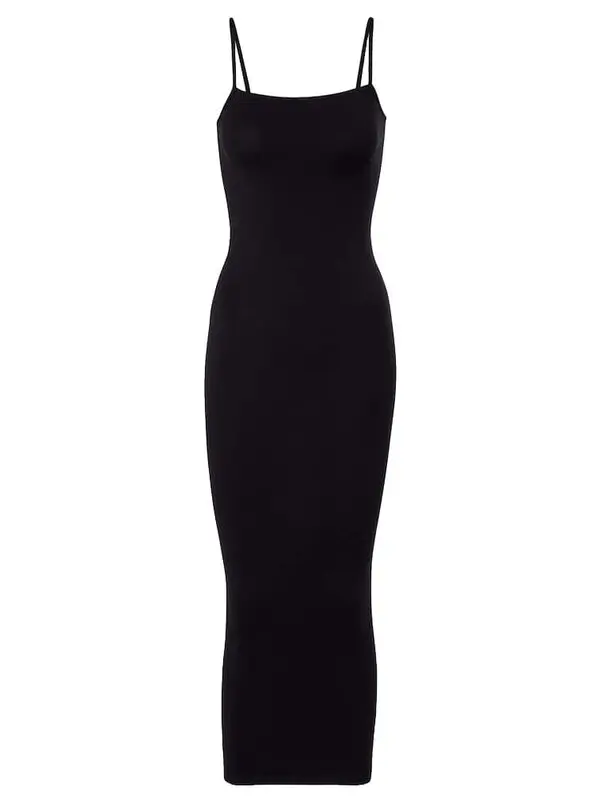 Wolford Strap Fatal Midi Dress - Black