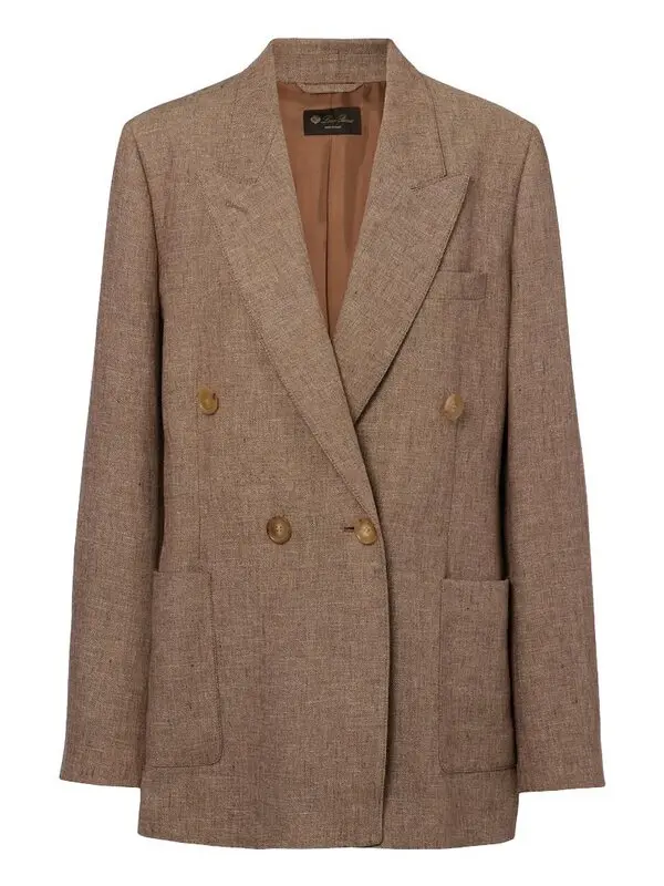 Loro Piana Linen Blazer - Brown