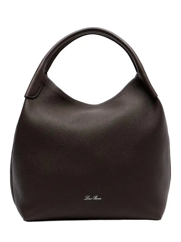 Loro Piana Bale Large Leather Bucket Bag - Brown