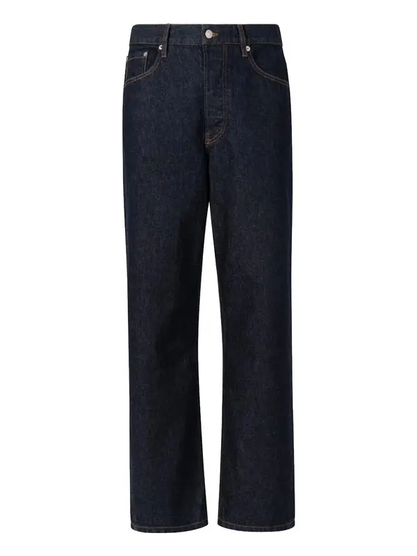 Dries Van Noten Pine Denim Pants - Blue