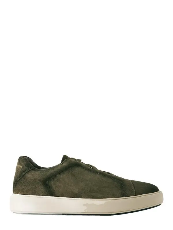 Officine Creative Slouch 001 Suede Sneakers - Green