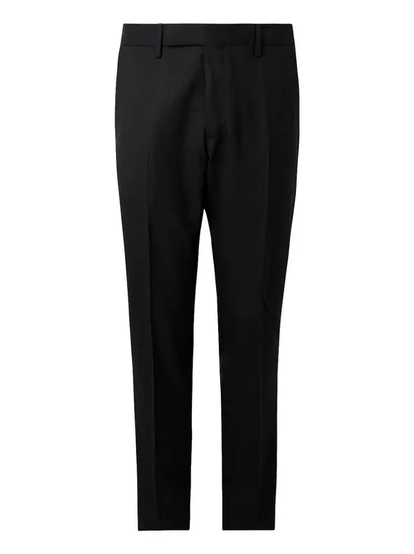 Mr P. Phillip Straight-leg Wool Suit Trousers - Black