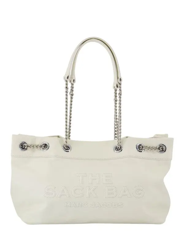 Marc Jacobs The Chain Sack Shoulder Bag - White