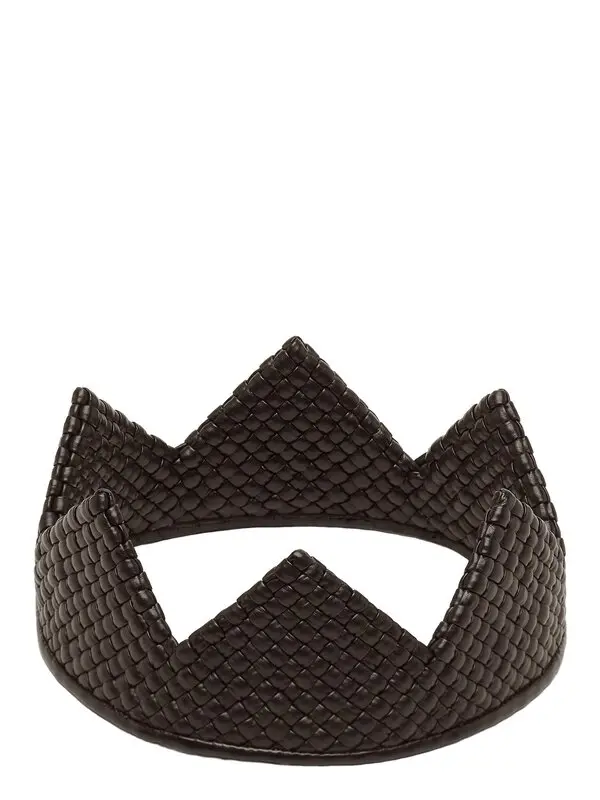 BOTTEGA  VENETA Intreccio Head Crown - Fondant