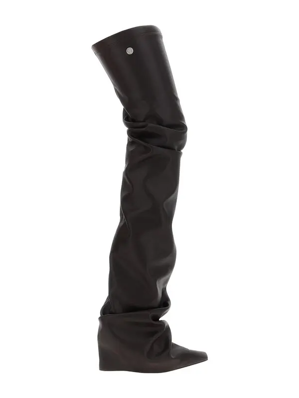 Attico Robin Over-the-knee Boots - Brown