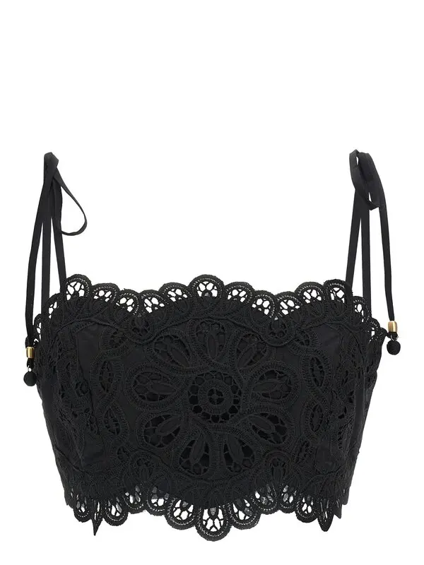 Zimmermann Rhiannon Top - Black