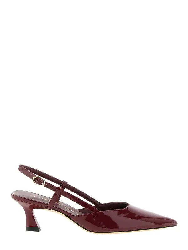 STUART WEITZMAN Vinnie Slingbacks - Bordeaux