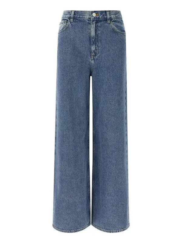Theory High-waisted Wide-leg Jeans - Blue