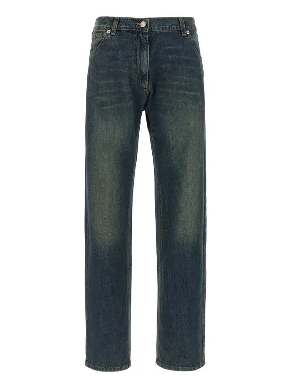 Magda Butrym 09' Straight Leg Jeans - Blue