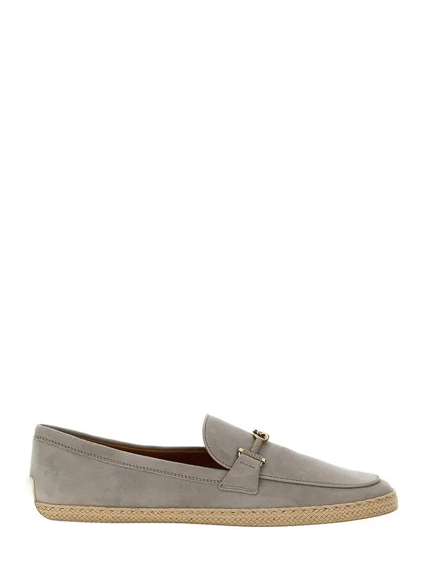 TOD'S Suede Loafers - Gray