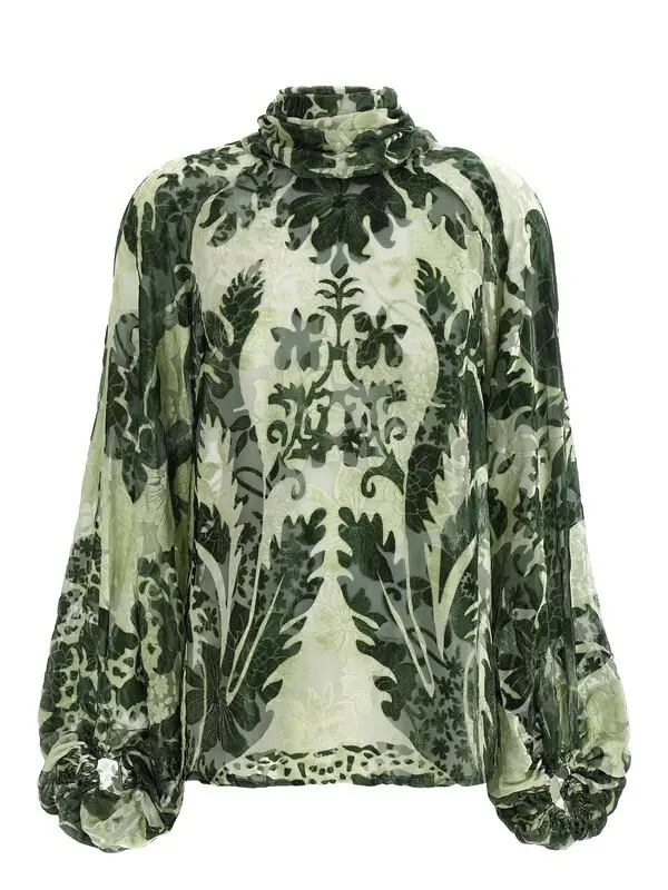 F.R.S FOR RESTLESS SLEEPERS Polimnia' Blouse - Green