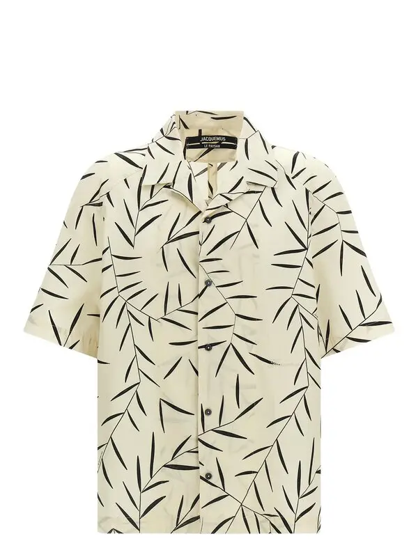 Jacquemus La Chemise Fonccio Shirt - White/black