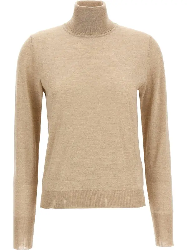 GOLDEN GOOSE Dilara Turtleneck Sweater - Beige