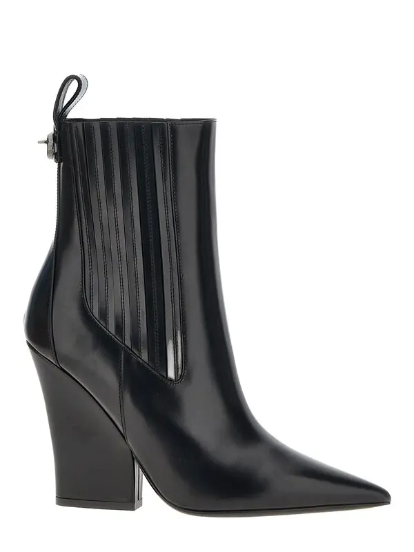 Valentino Garavani Vlogo Lockette Ankle Boots - Black