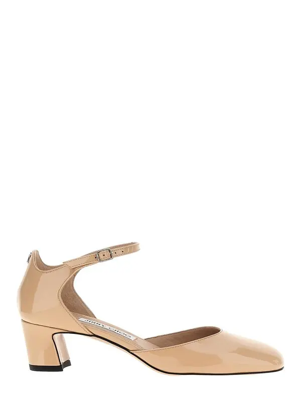 JIMMY CHOO Pixie' Patent Leather Pumps - Beige