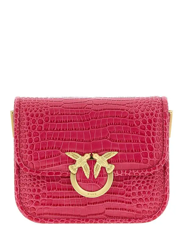 Pinko Love Bag Box Mini Shoulder Bag - Fuchsia
