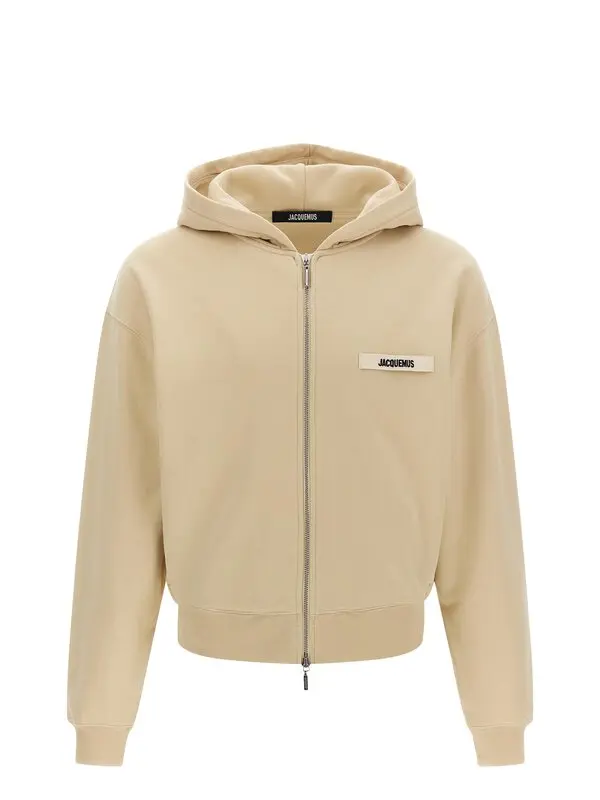Jacquemus Le Hoodie Grip Gros Grain - Beige