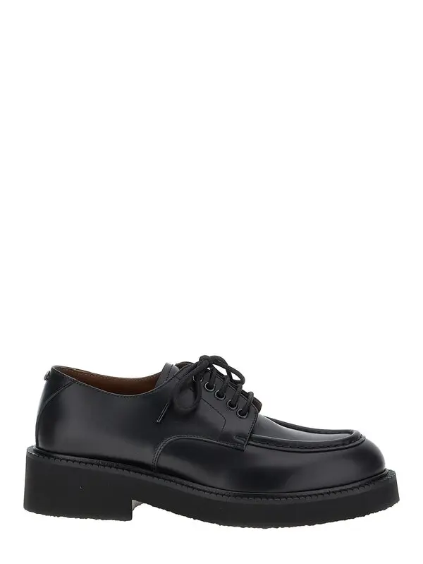 Valentino Garavani Gentleglam Leather Derby - Black