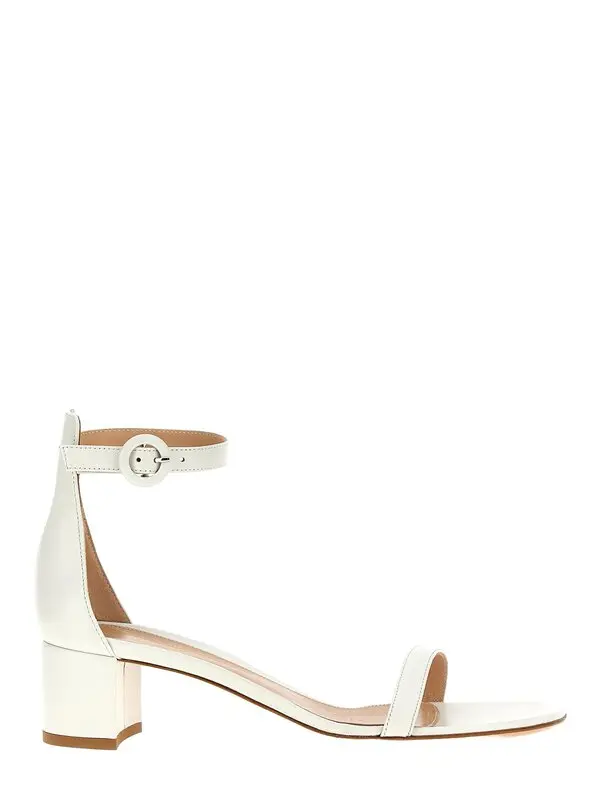 GIANVITO ROSSI Gaeta Nappa Sandals - White
