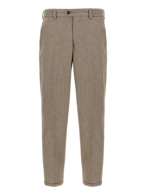 PT TORINO Cool Wool 'the Rebel' Pants - Beige