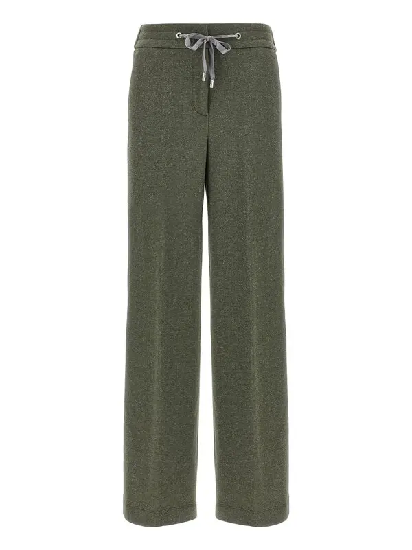 Peserico Lurex Joggers - Green