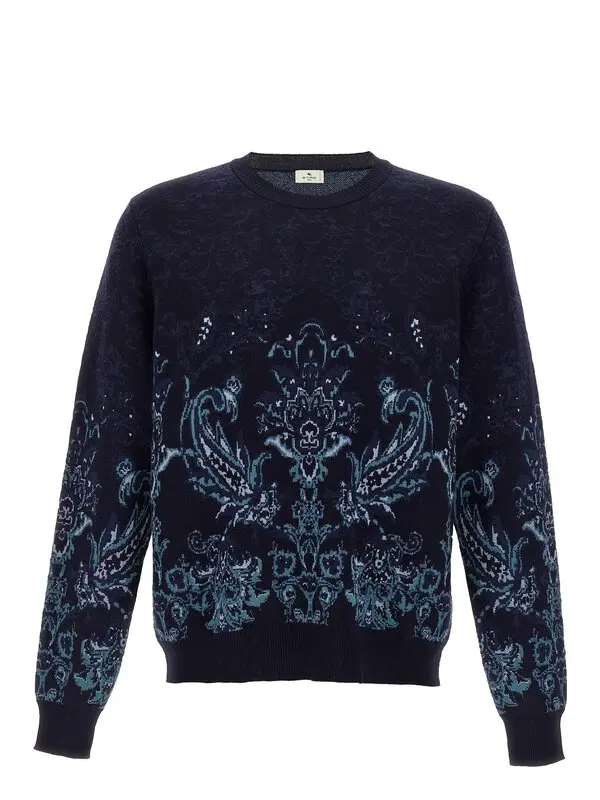 Etro Paisley Wool Sweater - Multicolor