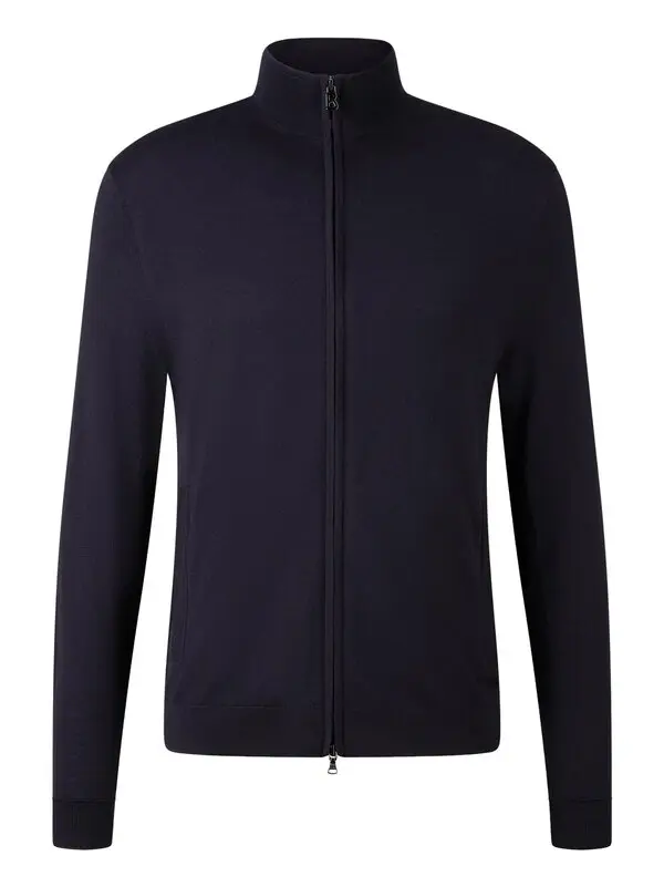 Bogner Knit Jacket - Navy Blue