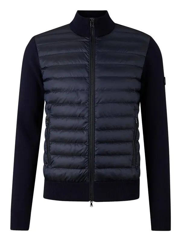 Bogner Hybrid Knit Jacket - Navy Blue