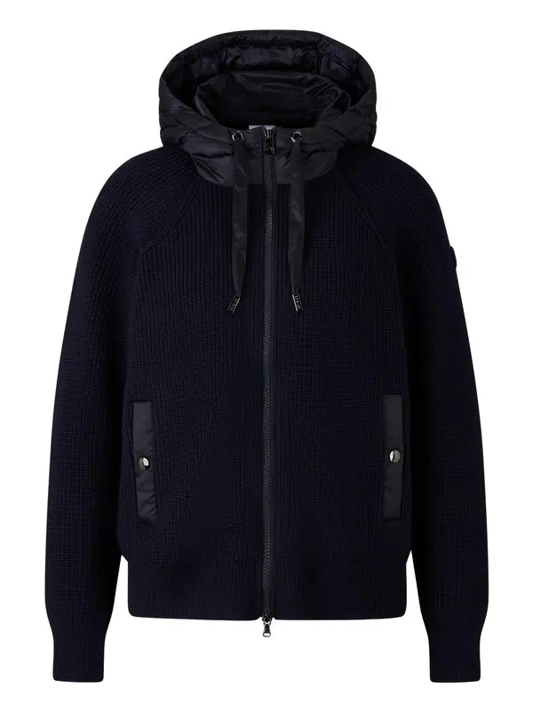 Bogner Pamy Hybrid Knit Jacket - Navy Blue