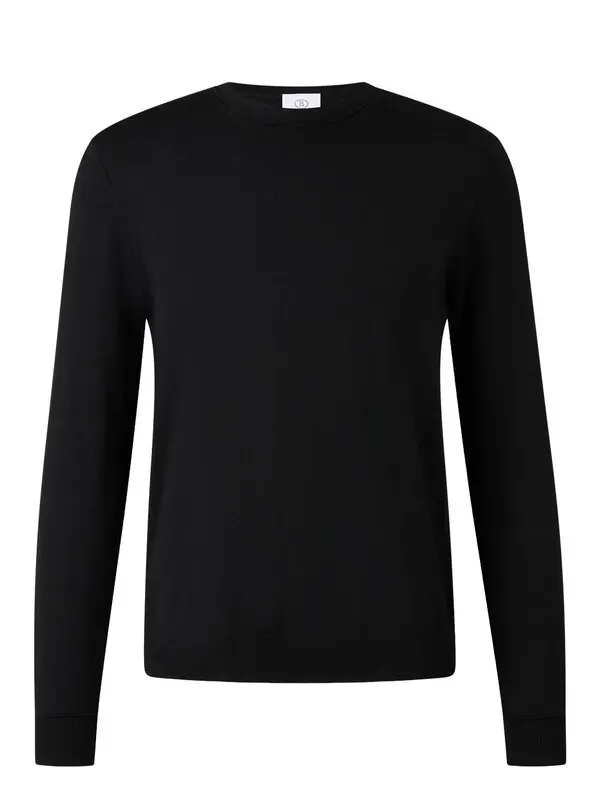 Bogner Fine Knit Pullover - Black