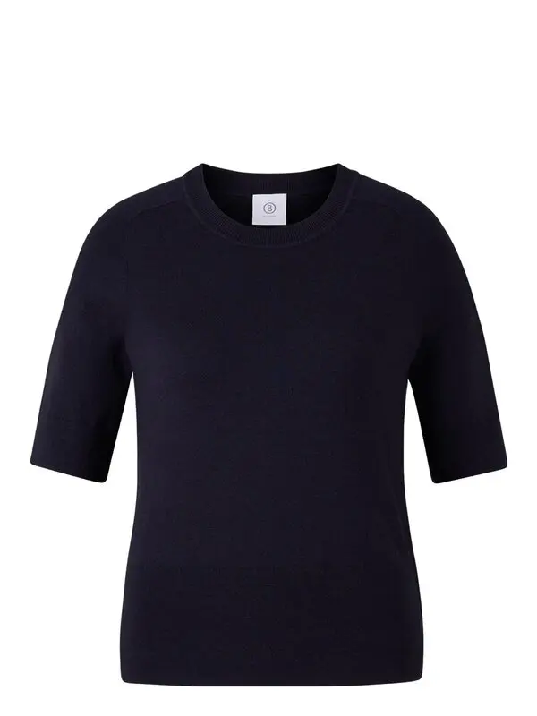 Bogner Izzy Short-sleeved Pullover - Navy Blue