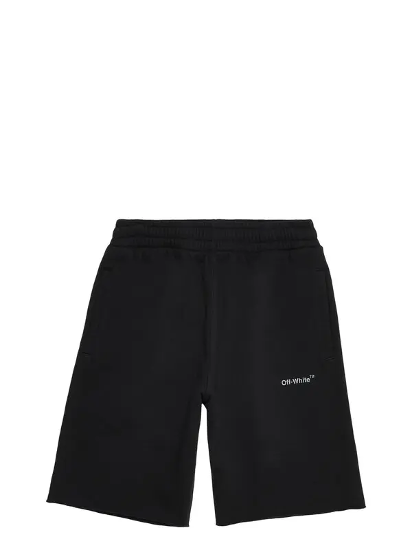 Off-White Diag Outline Sweatshort - Black
