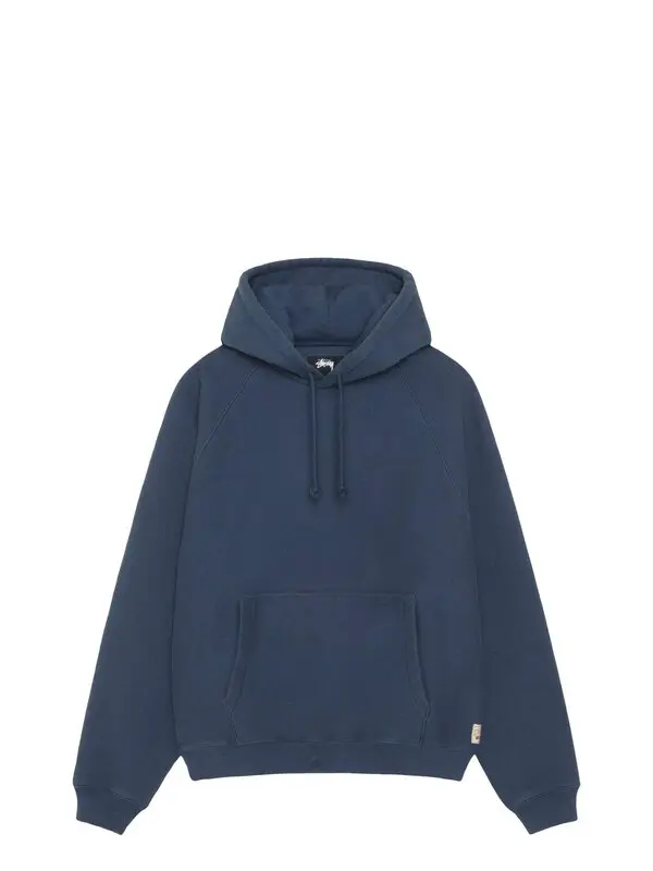 StÜssy Fleece Raglan Hoodie - Blue