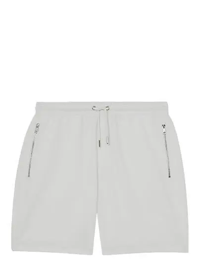 REISS Textured Stretch-woven Shorts - White