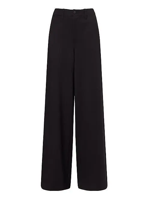 Rag & Bone Sofie Ponte Straight-leg Stretch-woven Trousers - Black