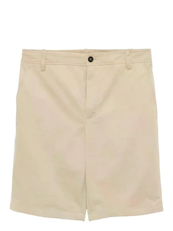 Karl Lagerfeld Logo-embroidered Shorts - Neutrals