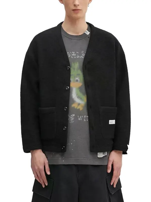 NEIGHBORHOOD Patch-pocket Cardigan - Black