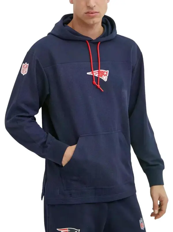 Nike Nfl New England Patriots Logo-patch Hoodie - Blue