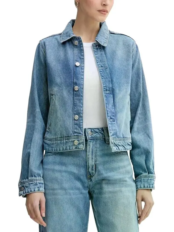 BOSS Button-fastening Denim Jacket - Blue