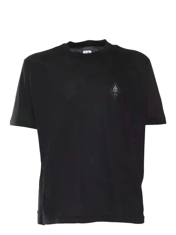 C.P. COMPANY Logo-print T-shirt - Black